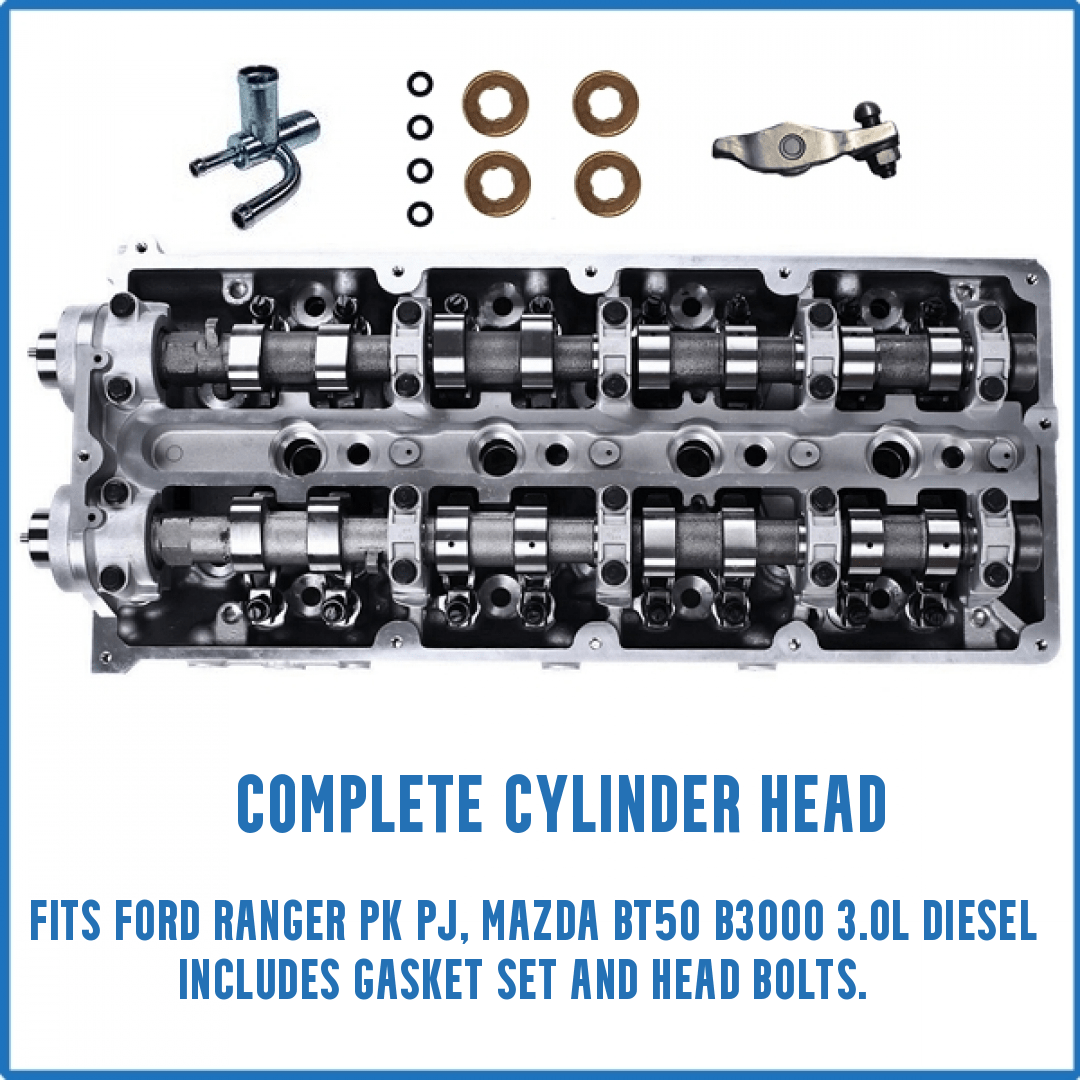WEAT Complete Cylinder Head Mazda B3000 BT50 3.0L - Fully Assembled Kit ...